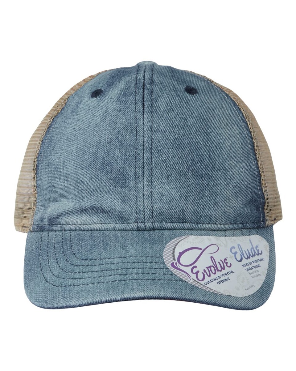 Infinity Her DAISY Women's Denim Mesh Back Cap - BlankCaps.com