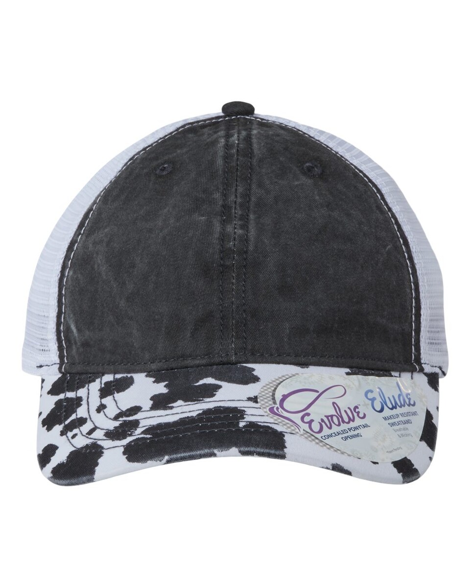 Infinity Her JANET Women's Animal Print Mesh Back Hat - BlankApparel.com