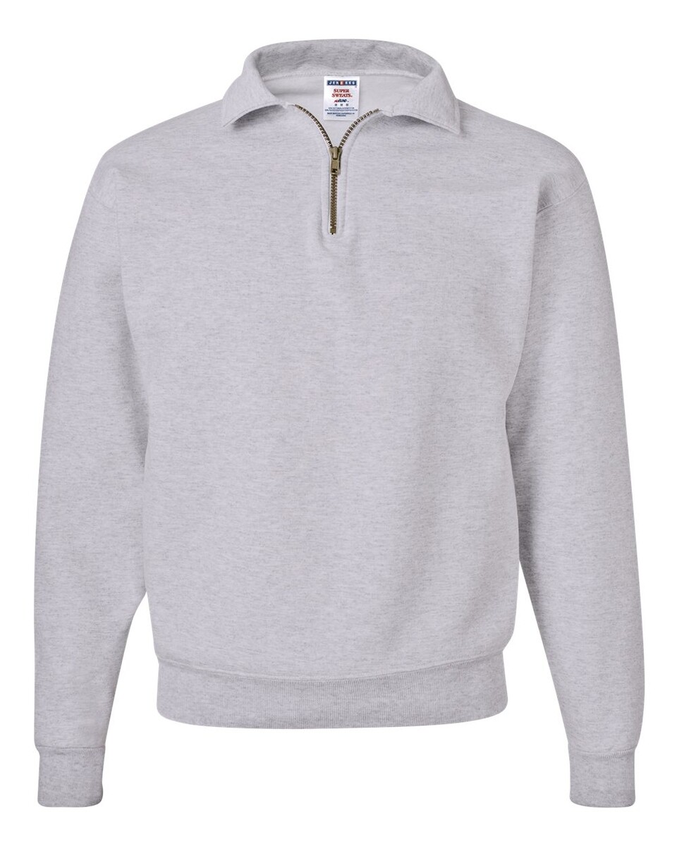 Jerzees 4528M SUPER SWEATS Quarter-Zip Sweatshirt - T-ShirtWholesaler.com
