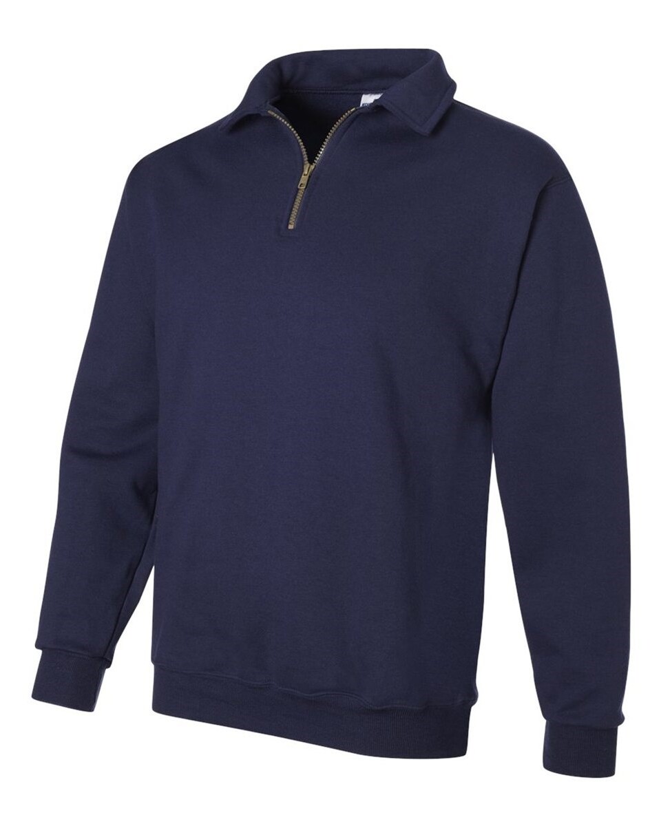 Jerzees 4528M SUPER SWEATS Quarter-Zip Sweatshirt - T-ShirtWholesaler.com