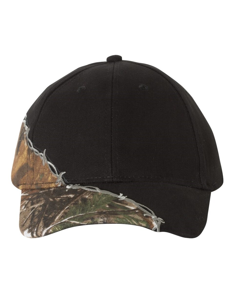 KATI LC4BW Licensed Camo Hat with Barbed Wire Embroidery - BlankCaps.com