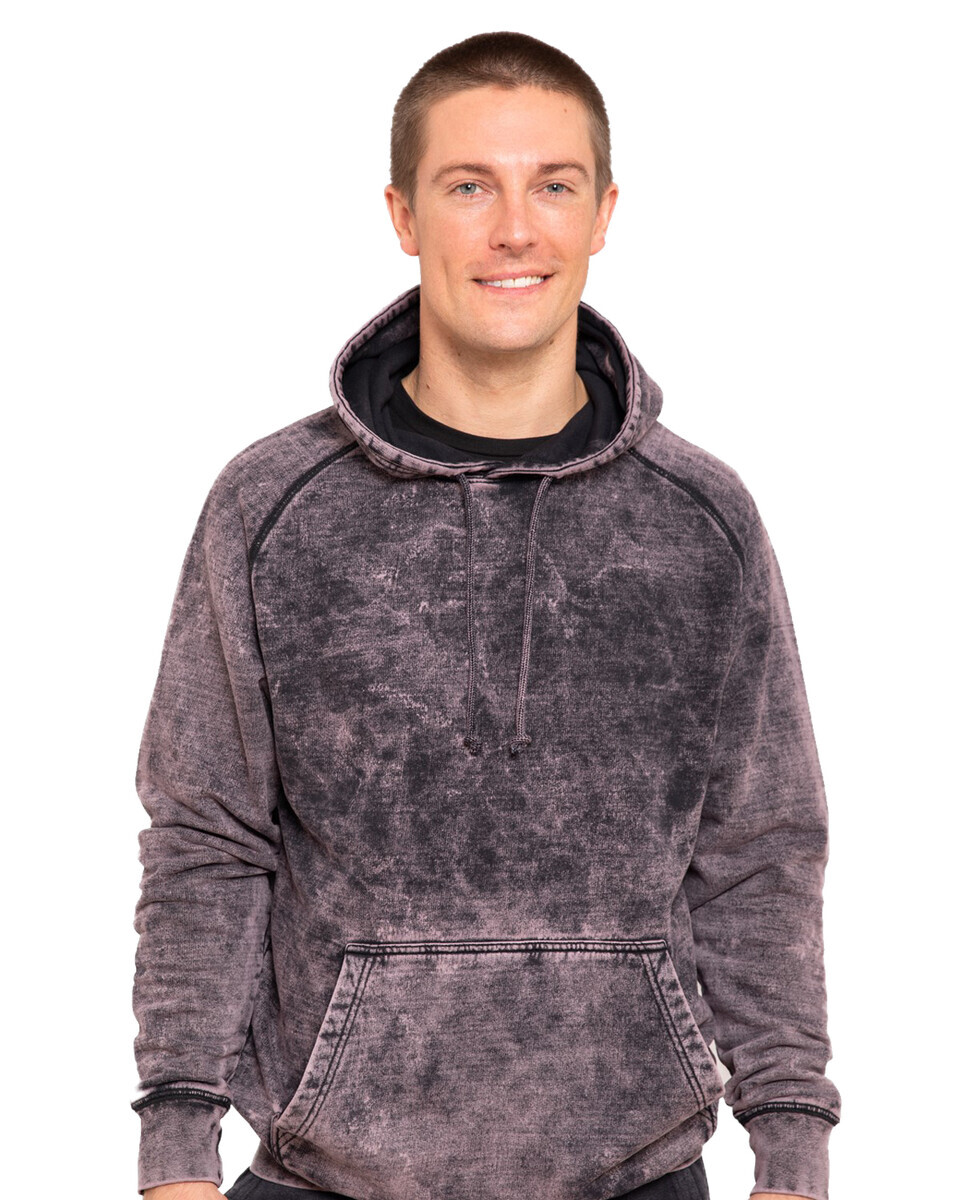 Lane Seven LST004 Vintage Raglan Hooded Sweatshirt - BlankShirts.com