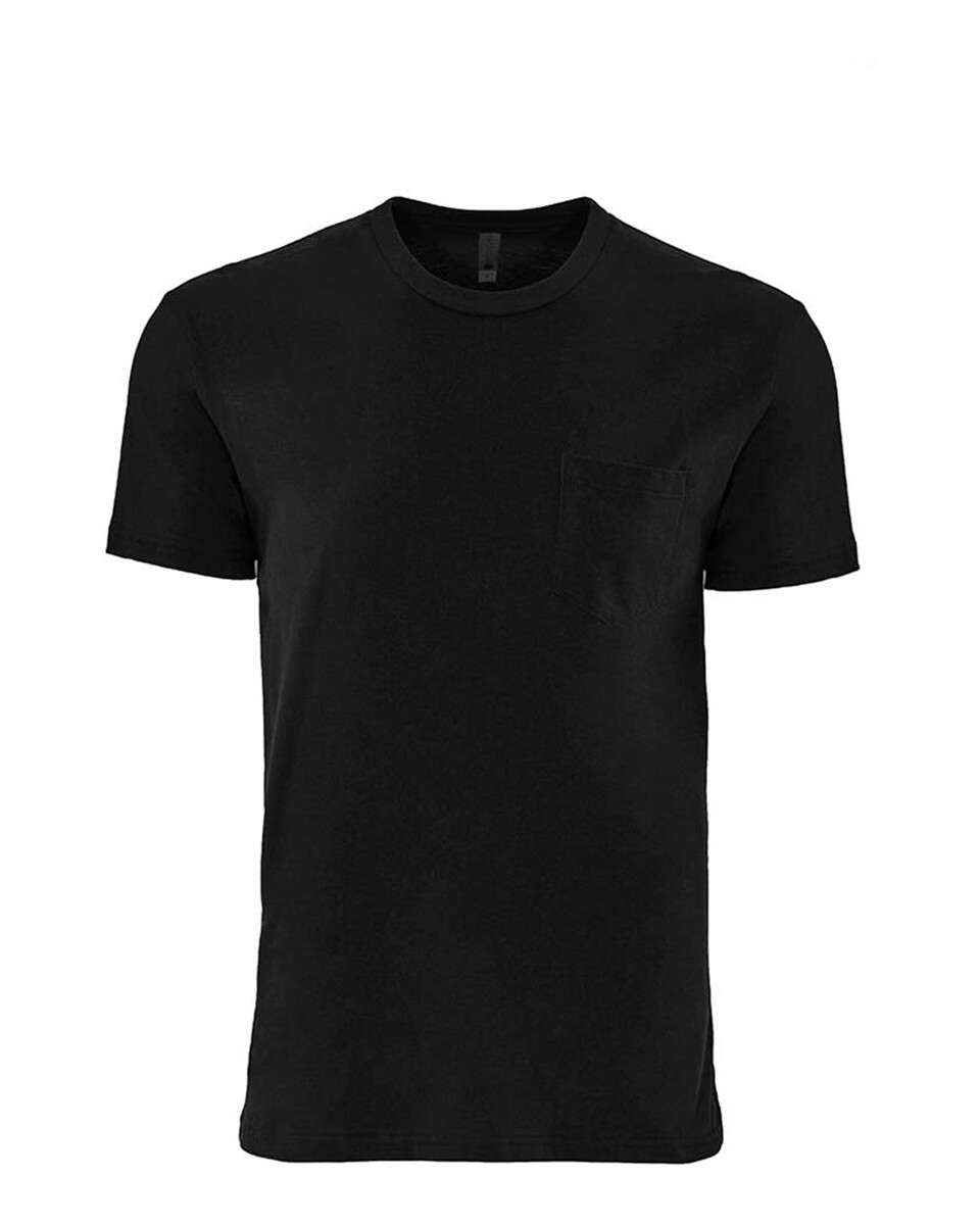 Next Level Apparel 3605 Cotton Pocket Crew T-Shirt - BlankApparel.com