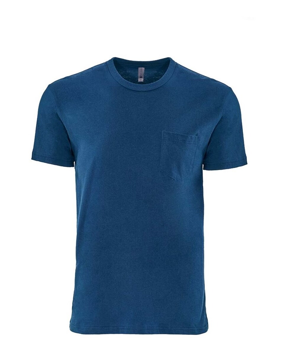 Next Level Apparel 3605 Cotton Pocket Crew T-Shirt - BlankApparel.com