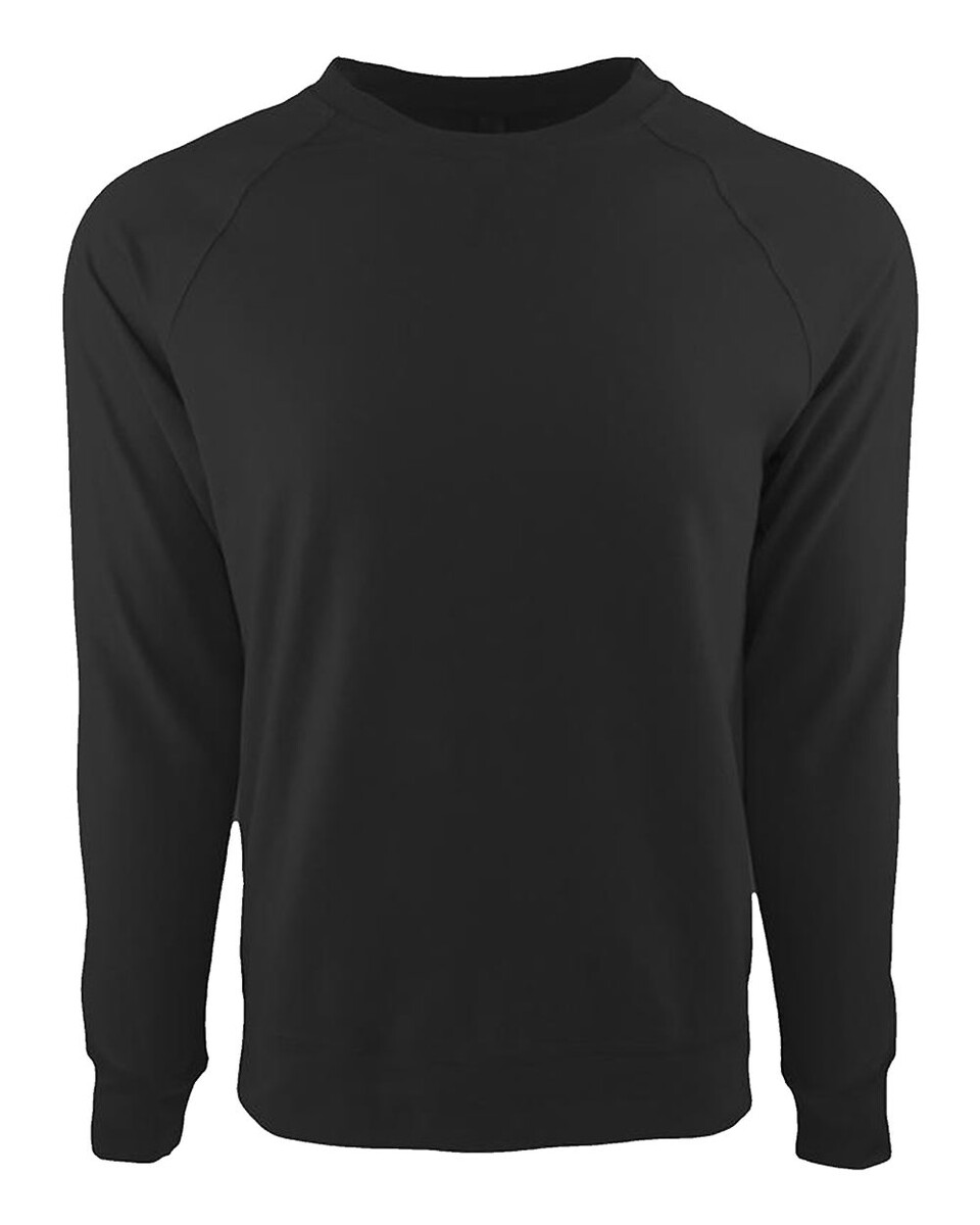 Next Level Apparel 9000 Unisex Laguna Raglan Crewneck Sweatshirt ...