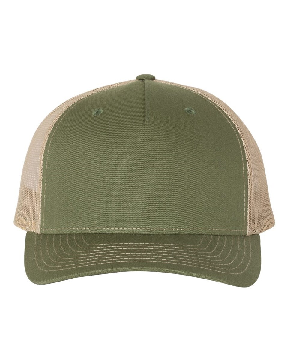 Richardson 112FP 5 Panel Trucker Hat - BlankApparel.com