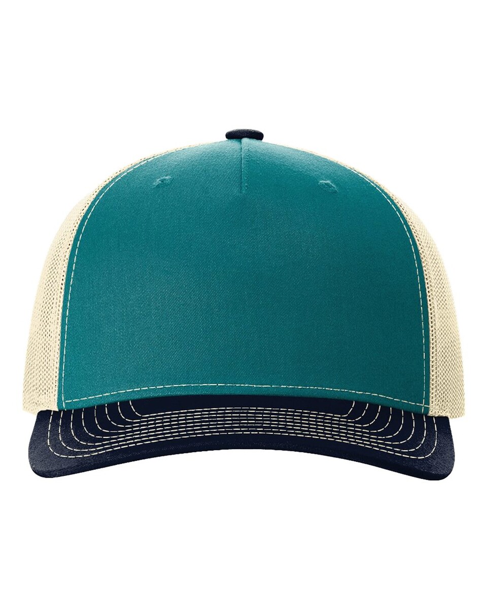 Richardson 112FP 5 Panel Trucker Hat - BlankCaps.com