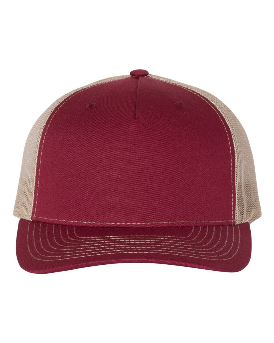 Richardson 112FP 5 Panel Trucker Hat - BlankApparel.com