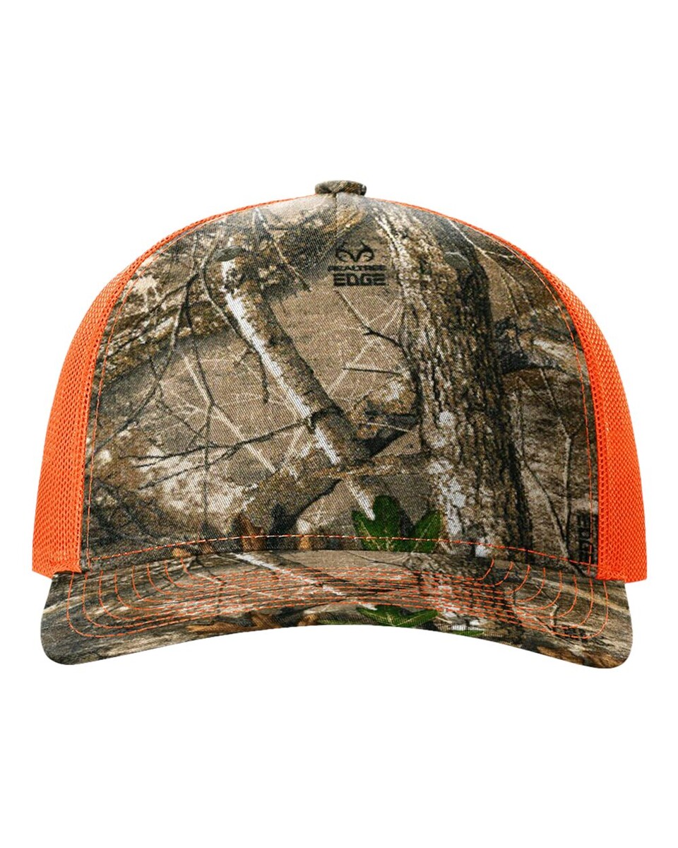 Richardson 112PFP Five-Panel Printed Trucker Hat realtree-edge-neon ...