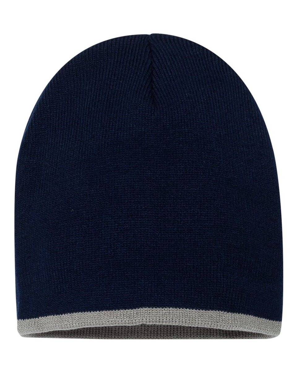 Sportsman SP09 8'' Bottom Stripe Knit Beanie - T-ShirtWholesaler.com