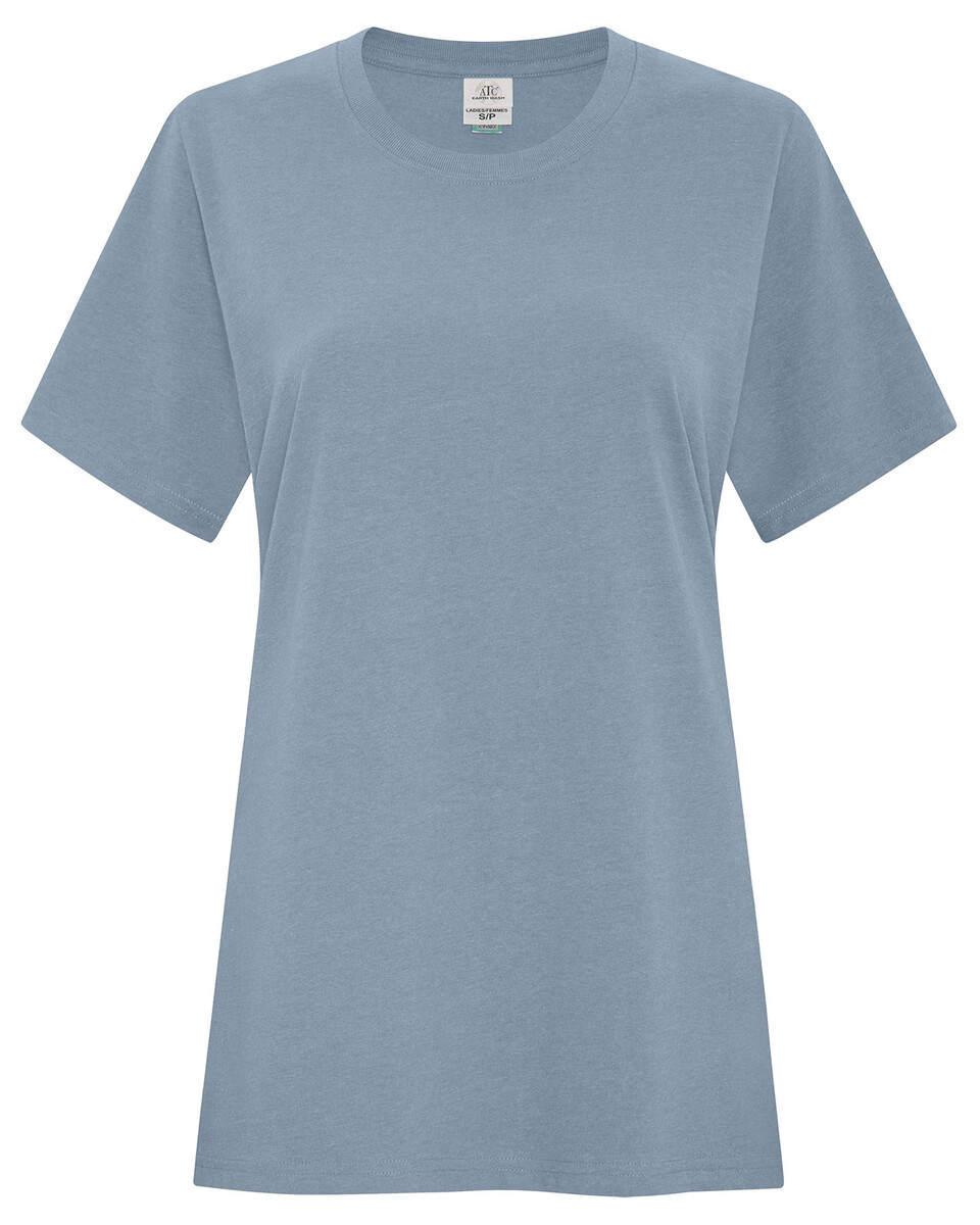 The Authentic T-Shirt Company ATC6040L Earth Wash™ Everyday Ladies' Tee ...